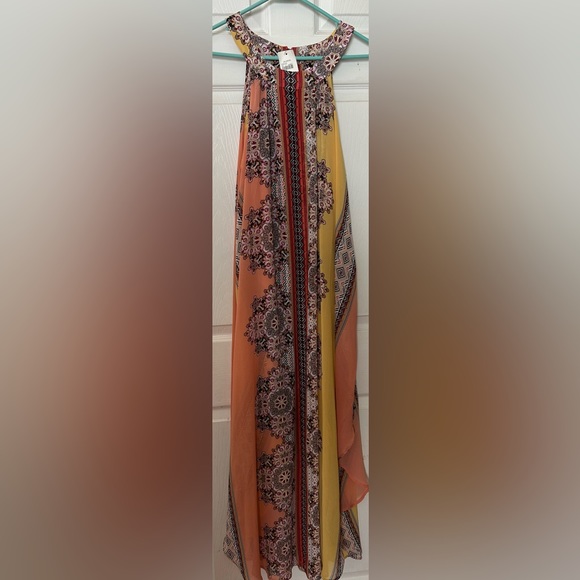 Cato | Dresses | Cato Sheerjersey Knit Side Split Maxi Dress | Poshmark